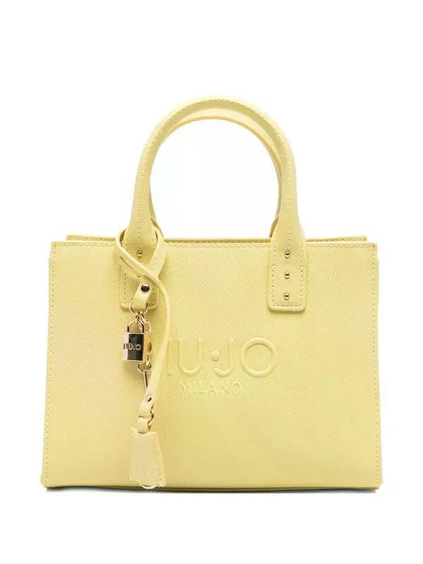 Liu Jo Small Logo-embossed Tote Bag - Yellow
