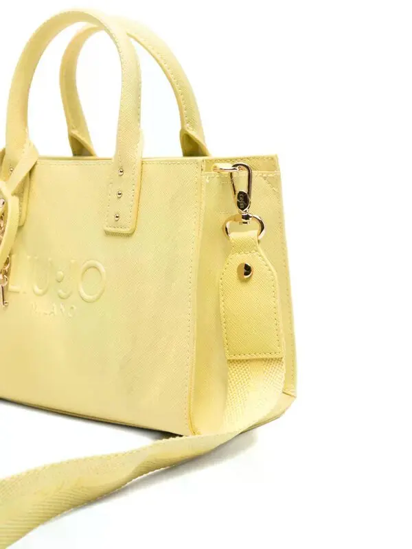 Liu Jo Small Logo-embossed Tote Bag - Yellow