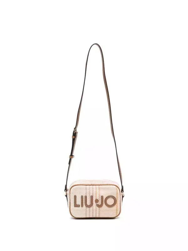Liu Jo Logo Appliqué Crossbody Bag - Neutrals