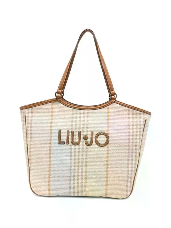 Liu Jo Logo-patch Tote Bag - Neutrals