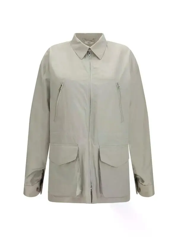 RIER Cotton Bomber Jacket - Grey