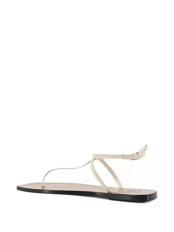 ATP ATELIER Alassio T-strap Buckle Sandals - Neutrals