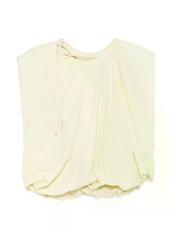 TELA Sibilla Drawstring T-shirt - Yellow