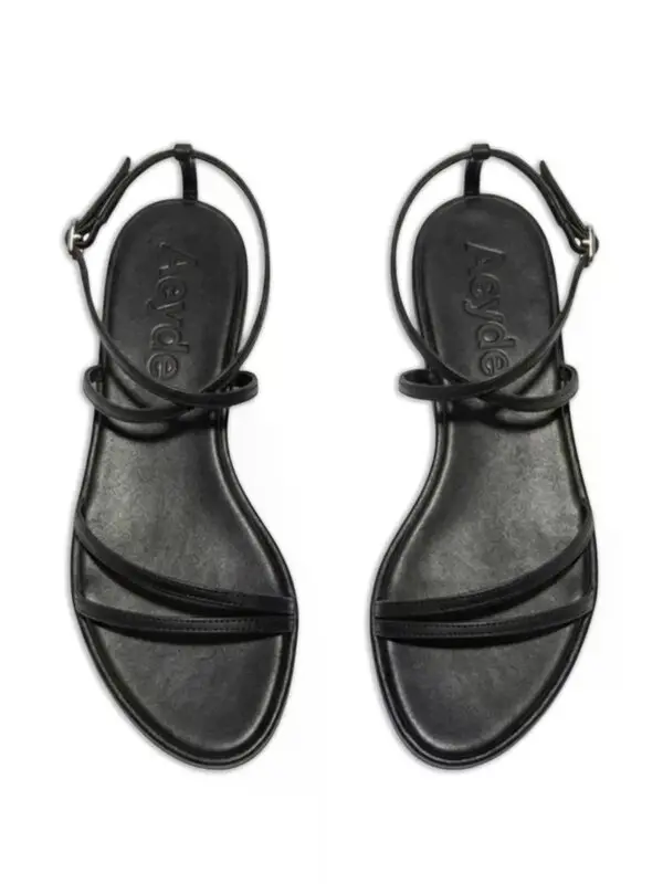 AeydĒ Rabea Strappy Sandals - Black