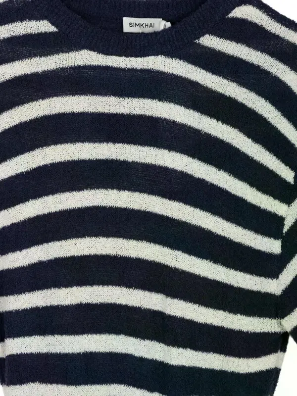 Simkhai Striped Knit Pullover