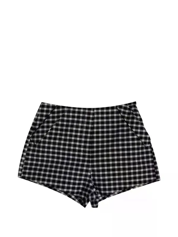 Posse Chaira Check Shorts - Black