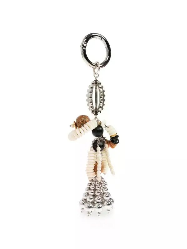 Isabel Marant Charm-embellished Keychain - Silver