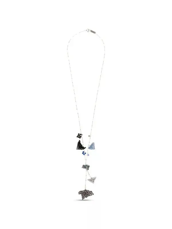 Isabel Marant Beaded-charm Necklace - Silver