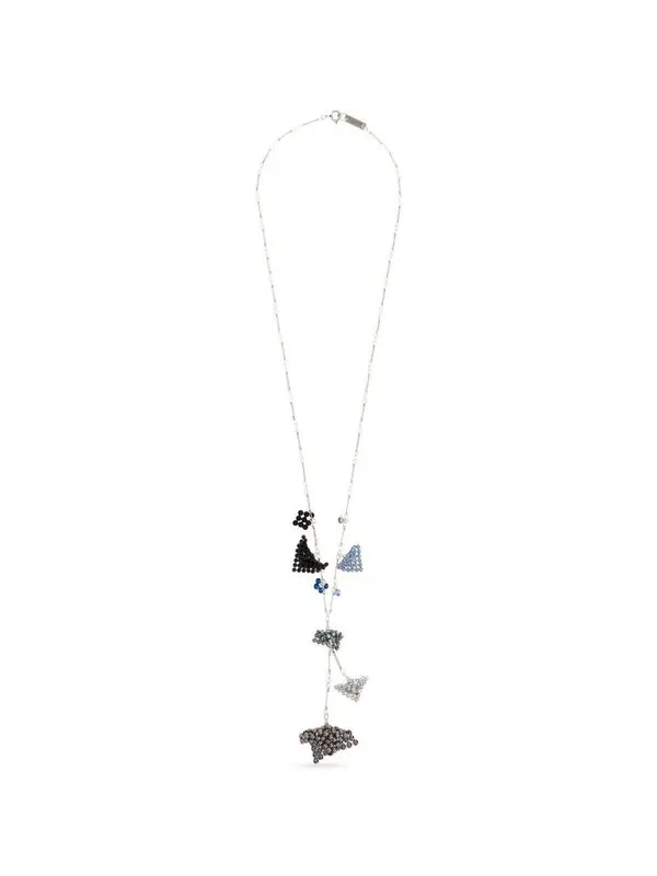 Isabel Marant Beaded-charm Necklace - Silver