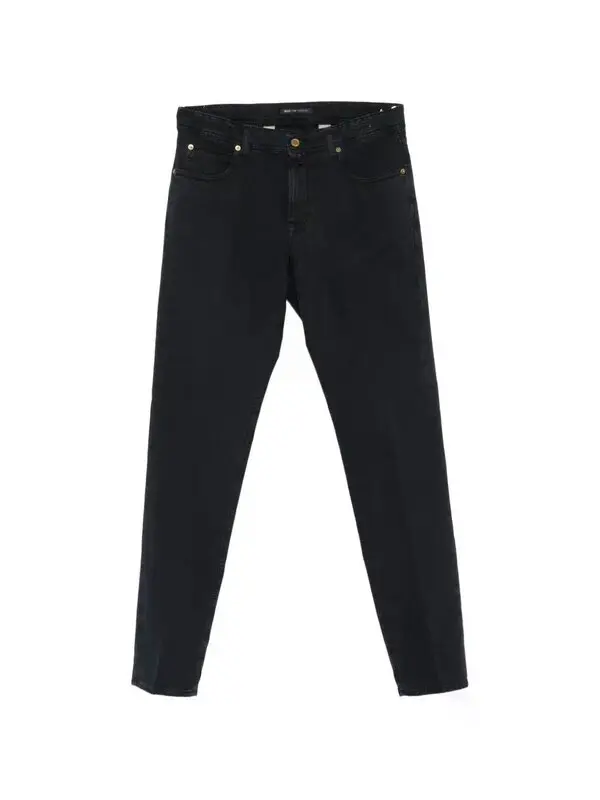 BRIGLIA 1949 Textured Trousers - Black