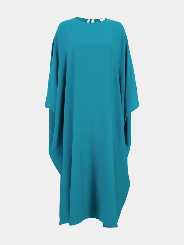 PAULA Botanical Silk Kaftan Dress
