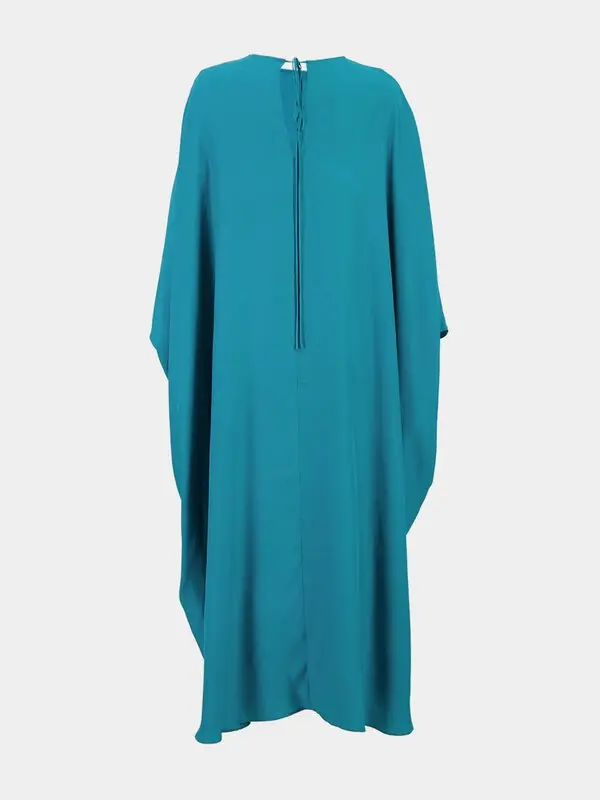 PAULA Botanical Silk Kaftan Dress