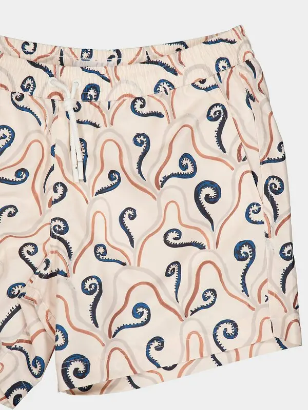 Commas Printed Swim Shorts - Multicolour