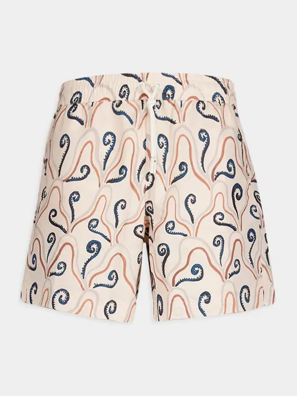 Commas Printed Swim Shorts - Multicolour