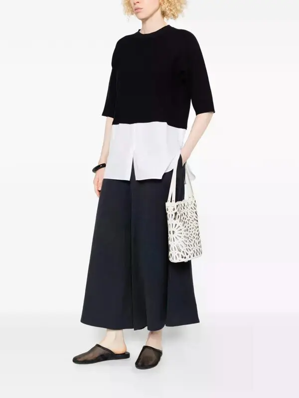 Fabiana Filippi Two-tone Top - Blue