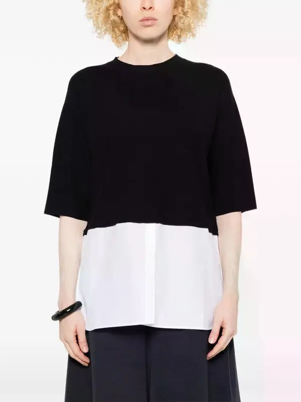 Fabiana Filippi Two-tone Top - Blue