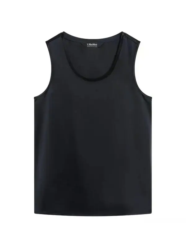 Max Mara Crew-neck Tank Top - Blue
