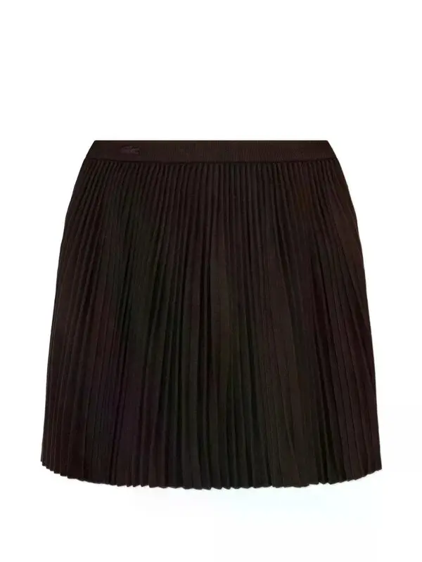 Lacoste Pleated Mini Skirt - Brown