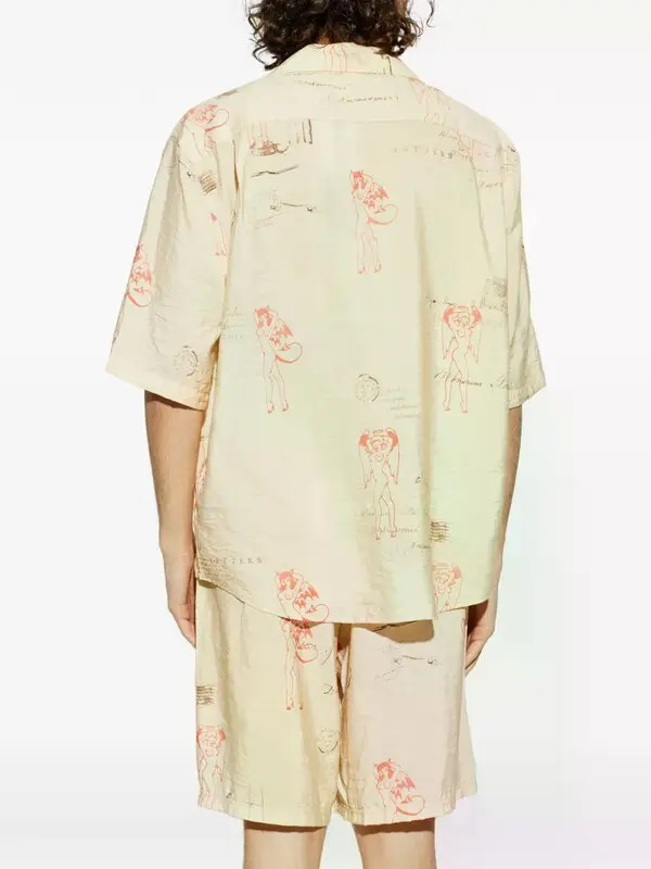 MISBHV Graphic-print Shirt - Neutrals