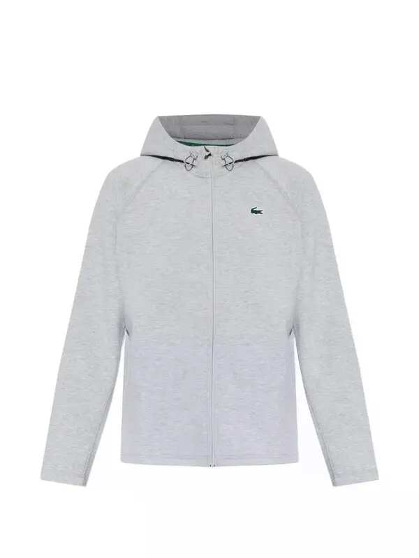 Lacoste Zip-up Hoodie - Grey