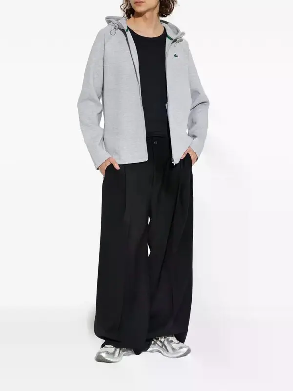 Lacoste Zip-up Hoodie - Grey