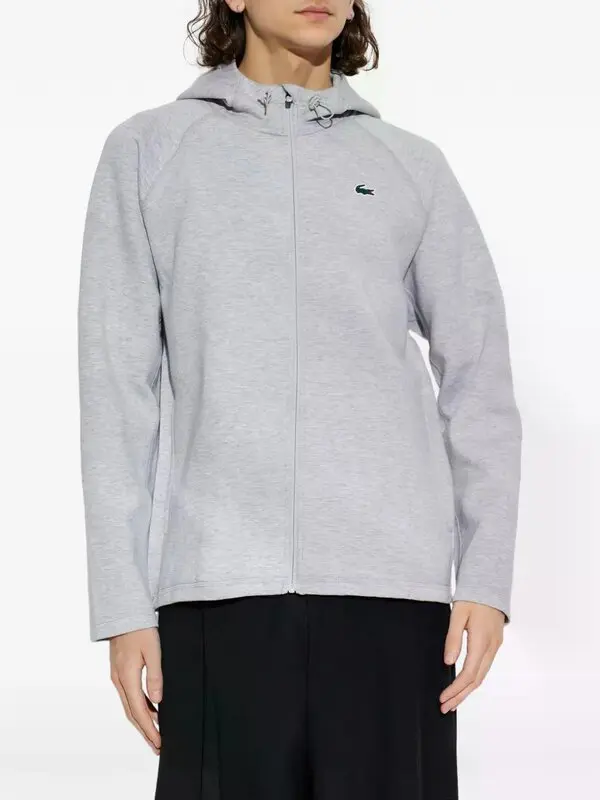 Lacoste Zip-up Hoodie - Grey