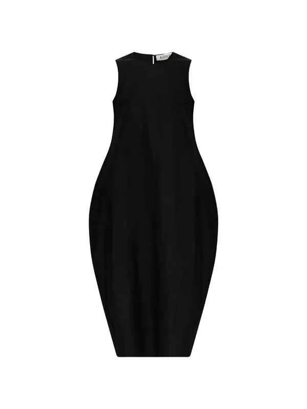 RÓHE Puffball Sleeveless Dress - Black