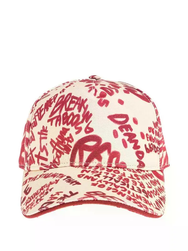 Dsquared2 Text-print Baseball Cap - Neutrals