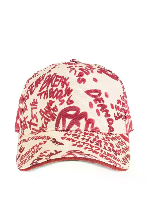 Dsquared2 Text-print Baseball Cap - Neutrals
