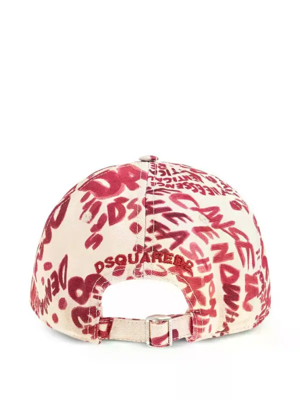 Dsquared2 Text-print Baseball Cap - Neutrals