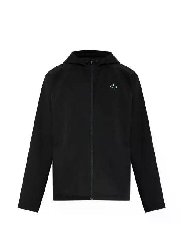 Lacoste Zip-up Hoodie - Black
