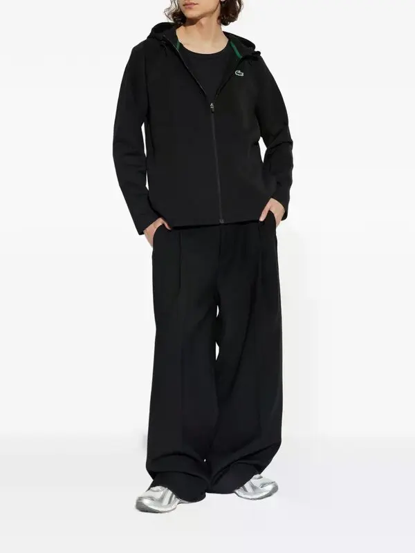 Lacoste Zip-up Hoodie - Black
