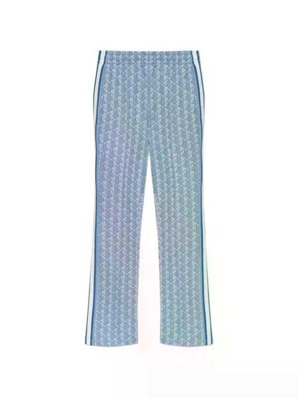 Lacoste Monogram-patterned Track Pants - Blue
