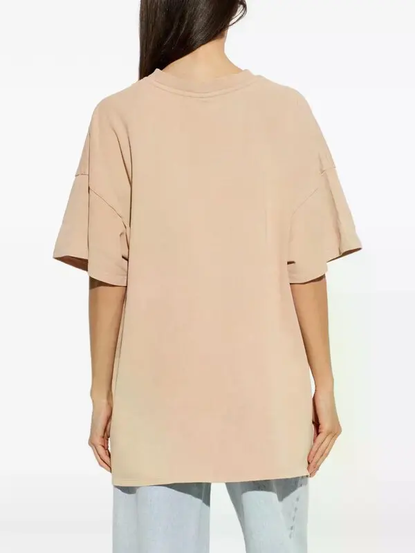GESTUZ Jio Round-neck T-shirt - Neutrals