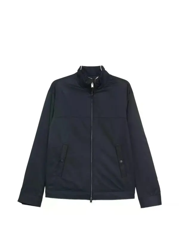 Canali Zip-up Pocket Jacket - Blue