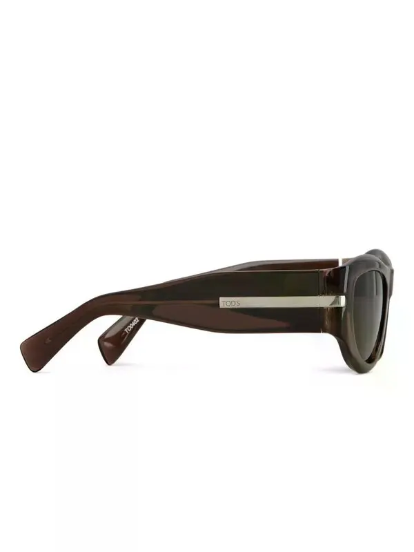 TOD'S Geometric Sunglasses - Brown