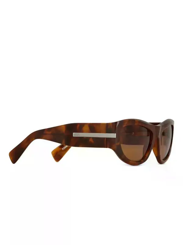 TOD'S Patterned Geometric Sunglasses - Brown