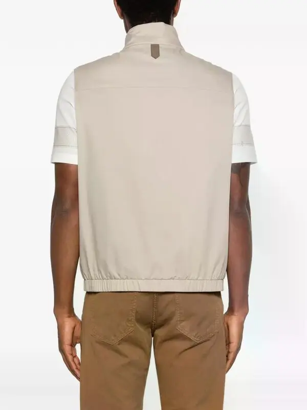 Canali Zip-fastening Gilet