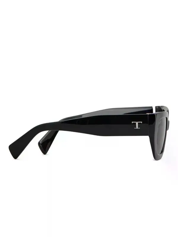 TOD'S Logo Square Sunglasses - Black