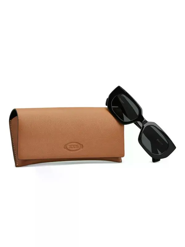 TOD'S Logo Square Sunglasses - Black