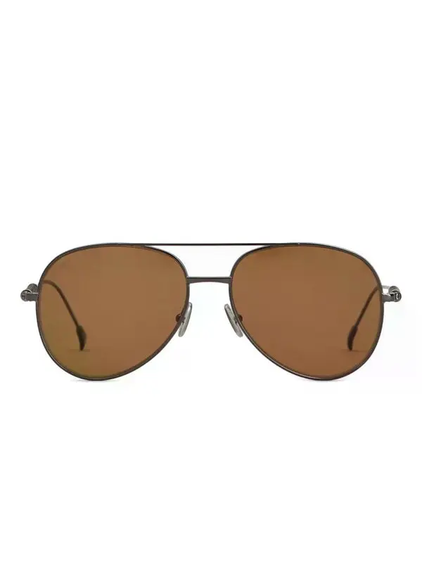 TOD'S Pilot-frame Sunglasses - Brown