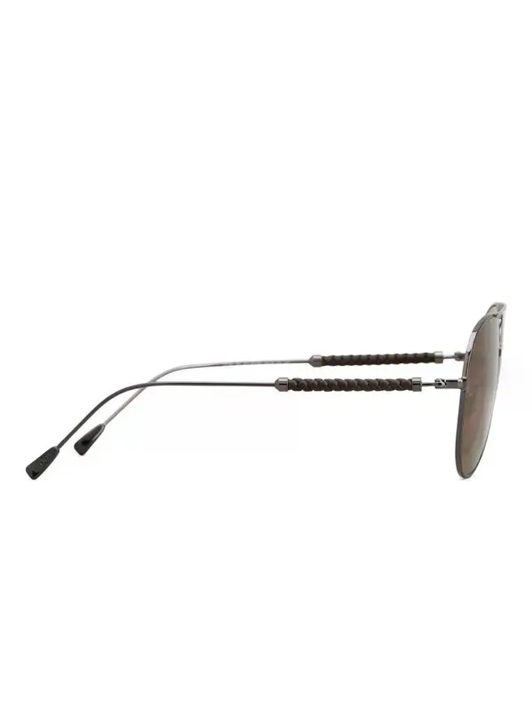 TOD'S Pilot Frame Sunglasses - Brown