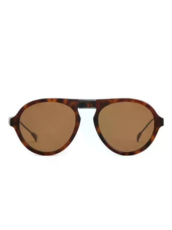 TOD'S Round-frame Sunglasses - Brown