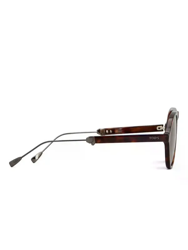 TOD'S Round-frame Sunglasses - Brown