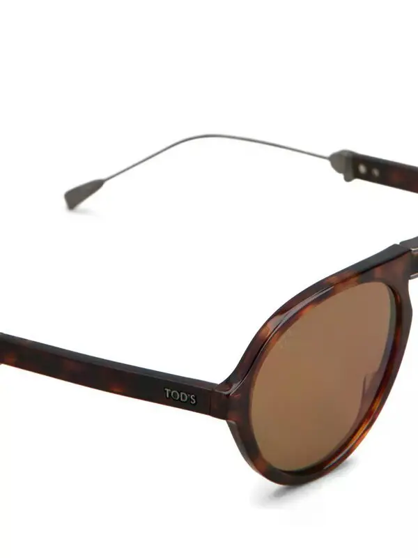 TOD'S Round-frame Sunglasses - Brown