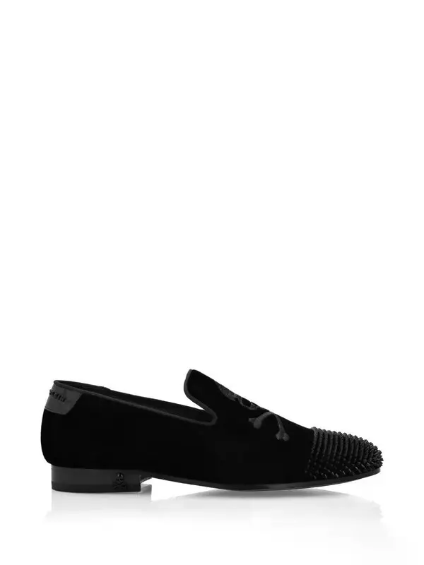Philipp Plein Skull-motif Loafers - Black