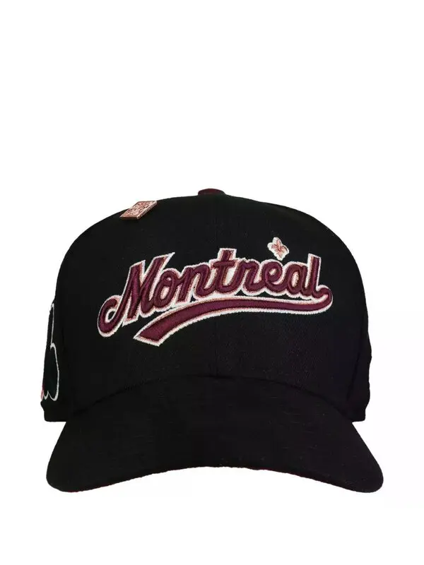 New Era Montreal Expos Script 59fifty Baseball Cap - Black