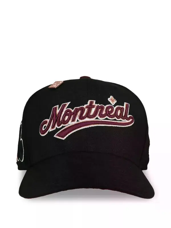 New Era Montreal Expos Script 59fifty Baseball Cap - Black
