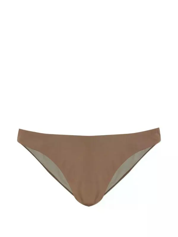 RETHINKIT STUDIOS Logo-detail Bikini Bottoms - Brown