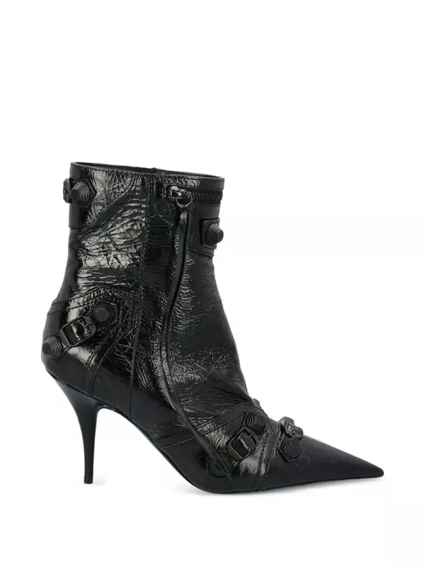Balenciaga Pointed Toe Boots - Black